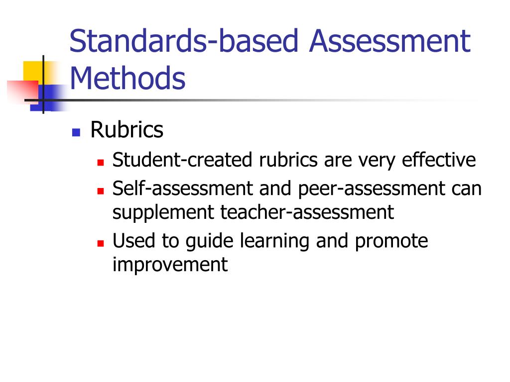 PPT Standards based Assessment PowerPoint Presentation Free Download 