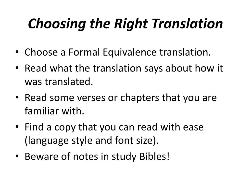 PPT - English Translations of the Bible PowerPoint Presentation, free ...