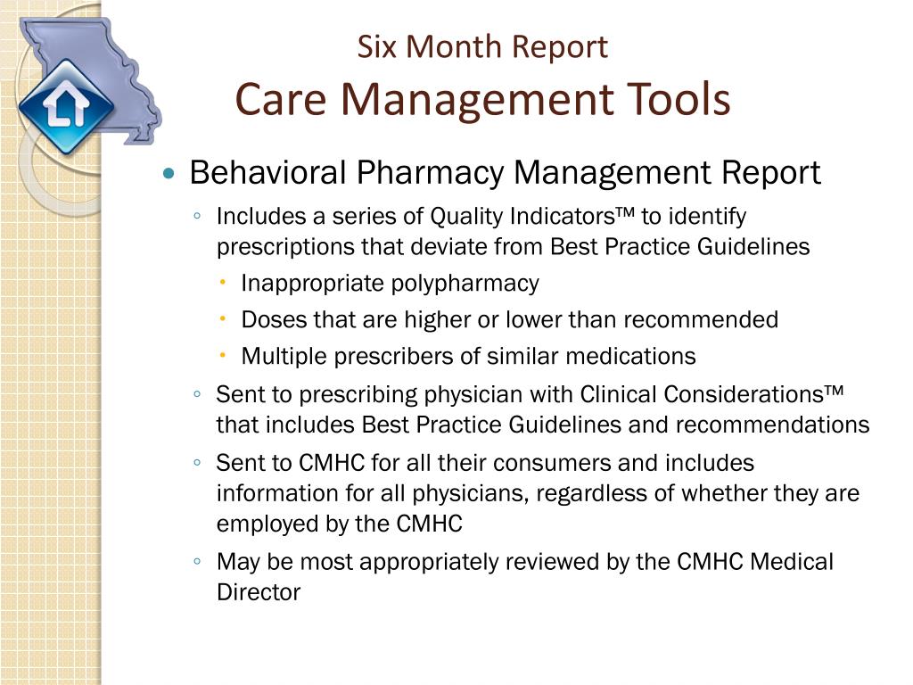 PPT - SIX MONTH REVIEW CMHC Healthcare Homes PowerPoint Presentation ...