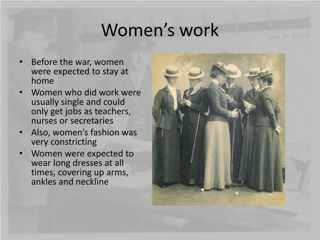 PPT - Women on the home front PowerPoint Presentation, free download ...