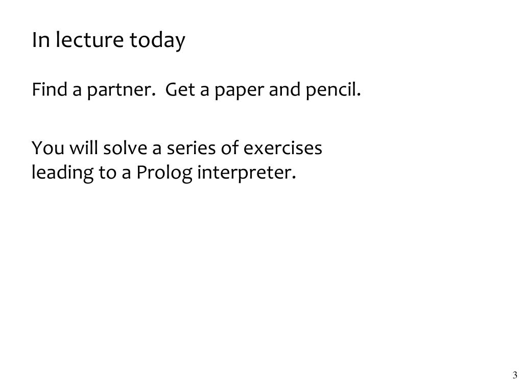 Ppt Lecture 7 Implementing Prolog Unification Backtracking With Coroutines Powerpoint 0049