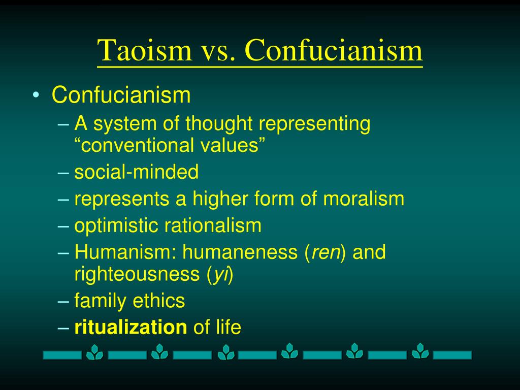 PPT - Taoism vs. Confucianism PowerPoint Presentation, free download ... PPT - Taoism vs. Confucianism PowerPoint Presentation, free download ...