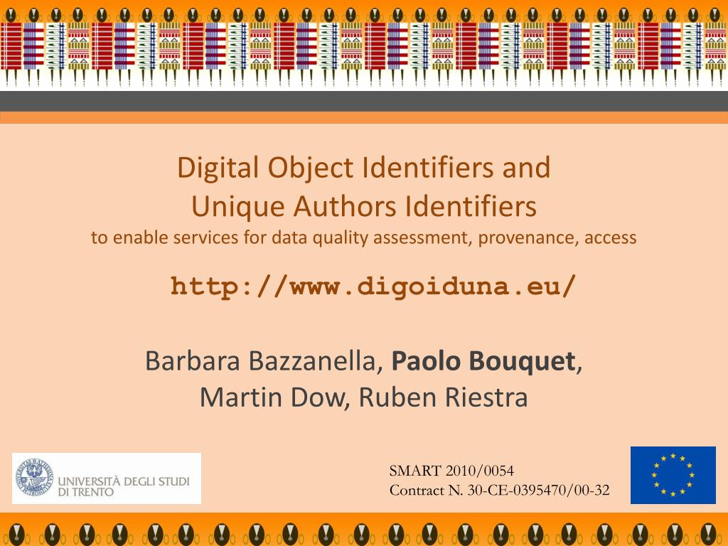 PPT - Barbara Bazzanella, Paolo Bouquet , Martin Dow, Ruben Riestra ...