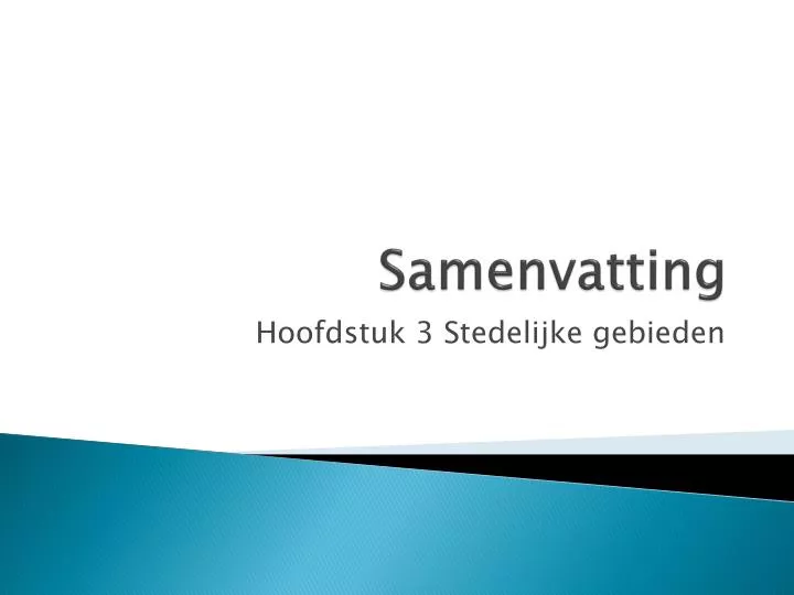PPT - Samenvatting PowerPoint Presentation, free download - ID:2200822