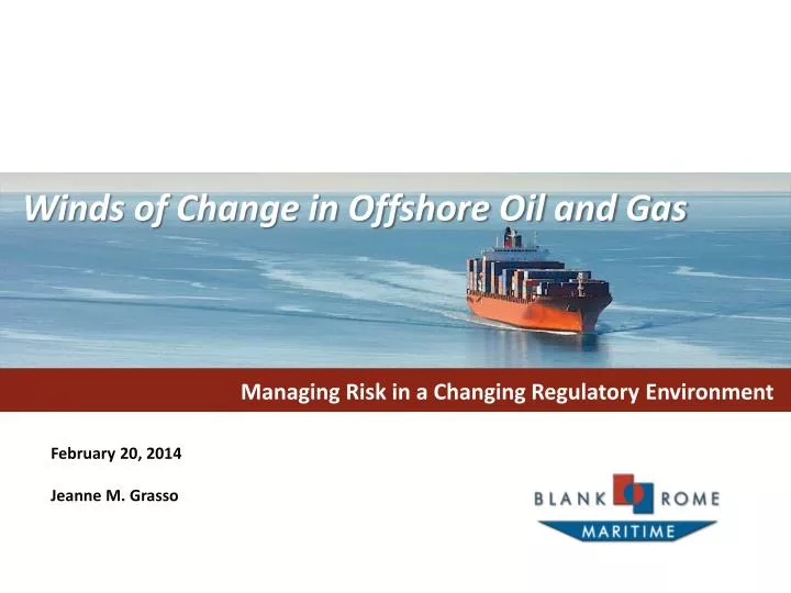 PPT - Managing Risk in a Changing Regulatory Environment PowerPoint ...