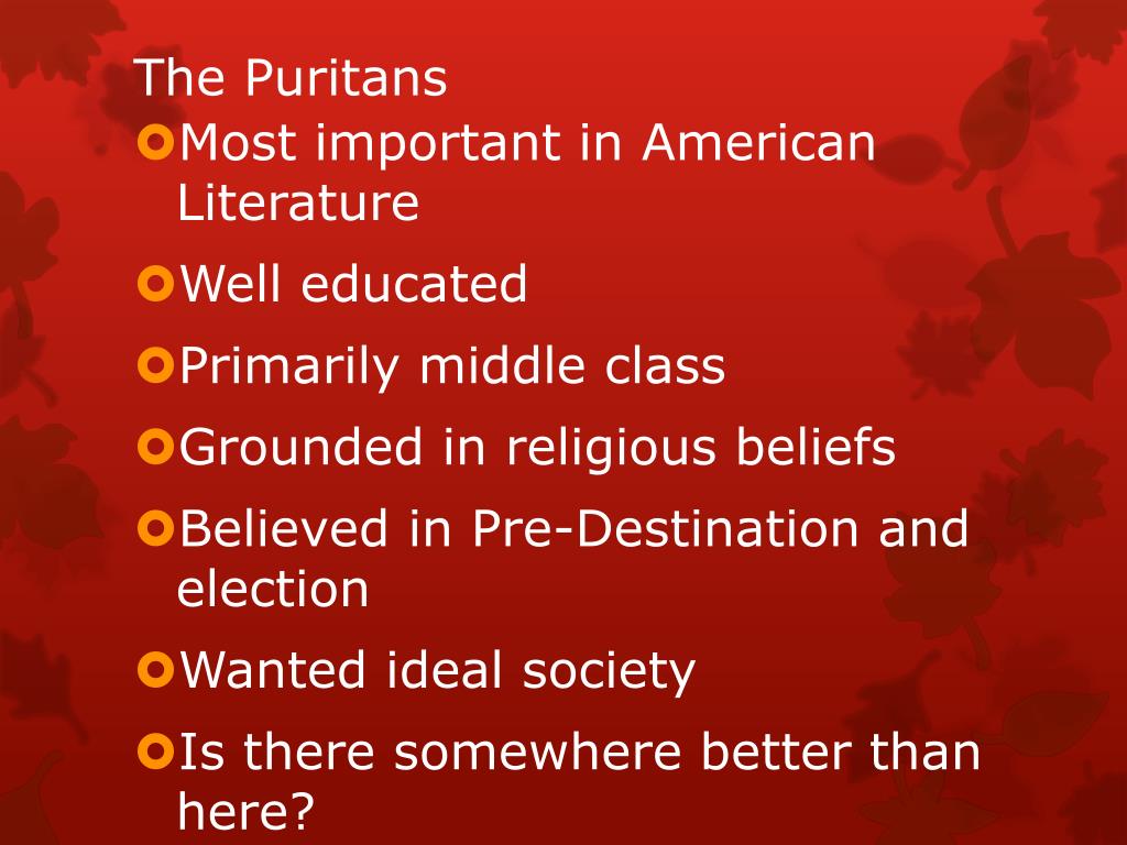 PPT - The Colonial Period in American Literature PowerPoint ...