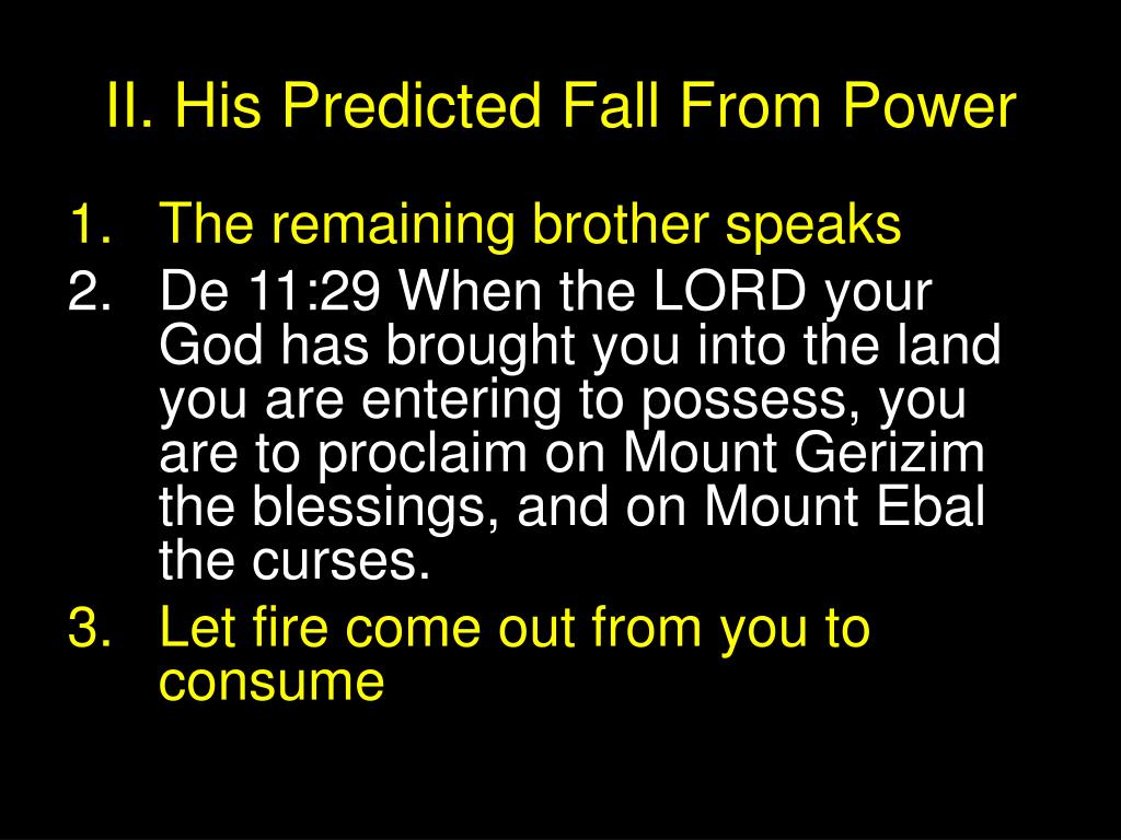 PPT - Judges 9 The Rise And Fall of Abimelech PowerPoint Presentation ...