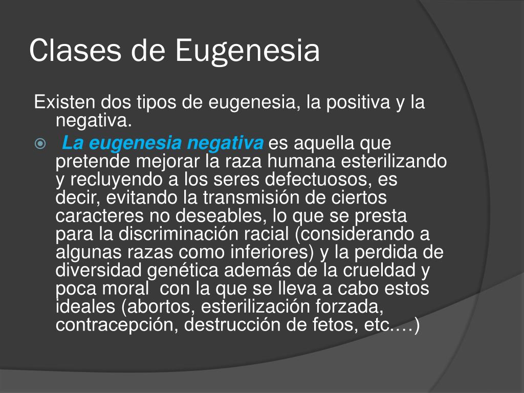 PPT - COLEGIO SAN PEDRO CLAVER MANUEL S. ANGARITA 11-A LA EUGENESIA ...