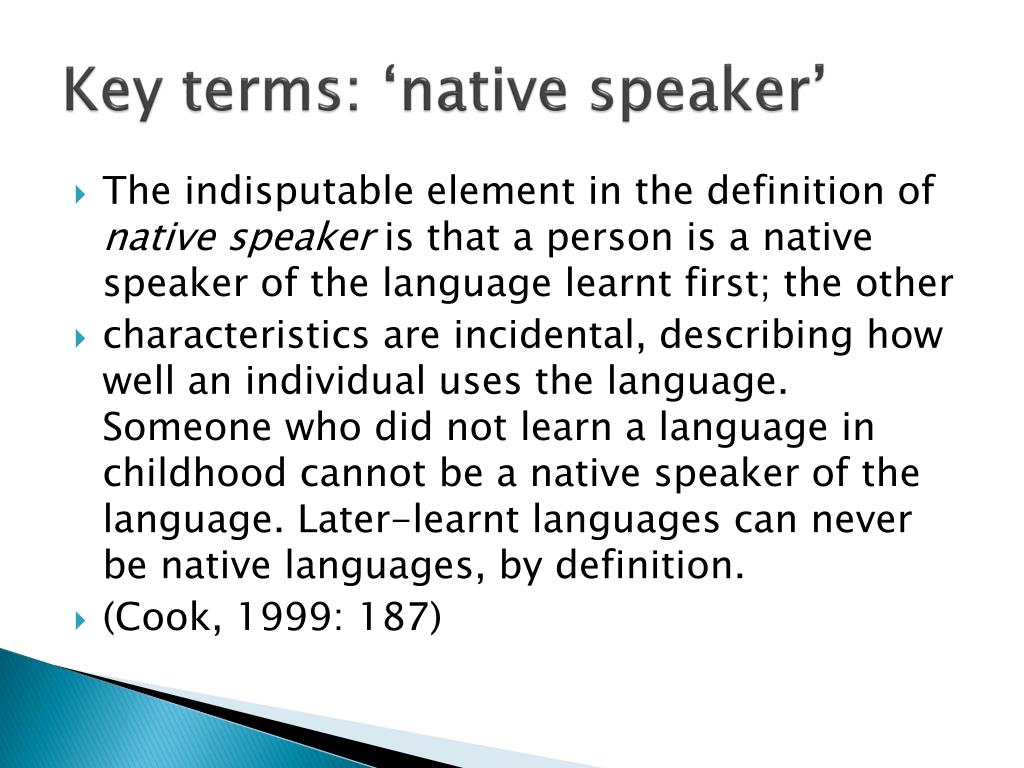 PPT - Empowering Multilingual Teachers: Rethinking Native Speaker ...