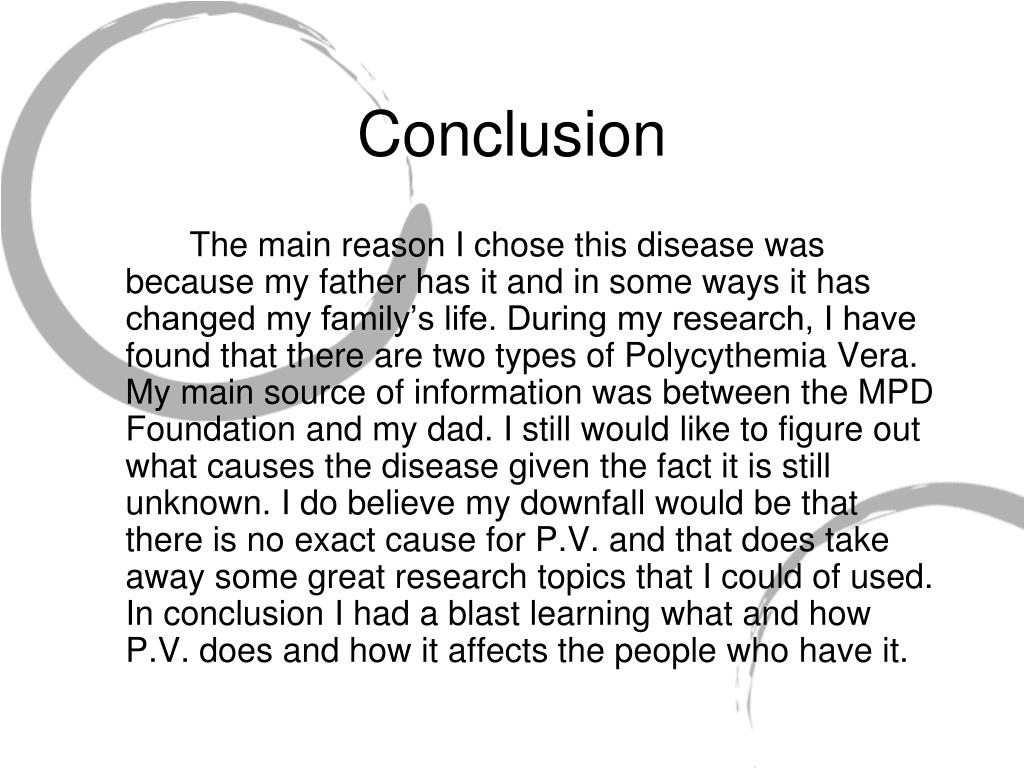 PPT - Human Disease Project Egan middle school Polycythemia Vera (P.V ...