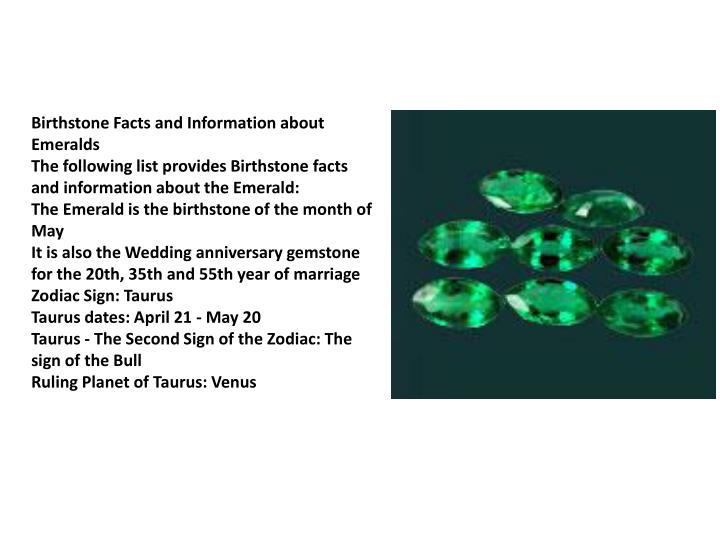 PPT - What are Birthstones? PowerPoint Presentation - ID:2204489