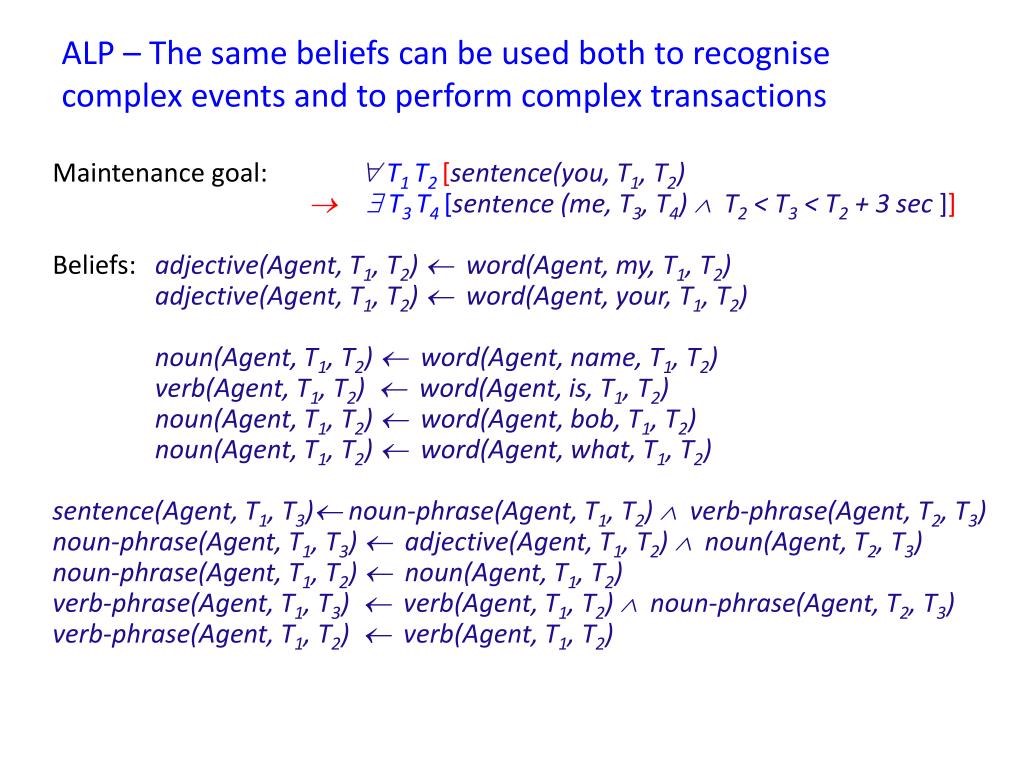 Ppt Towards A Unifying Logic Based Framework Tuf For Computing Powerpoint Presentation 1692