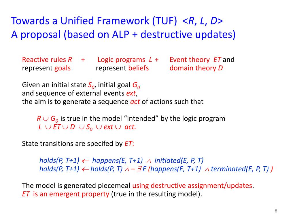Ppt Towards A Unifying Logic Based Framework Tuf For Computing Powerpoint Presentation 9450