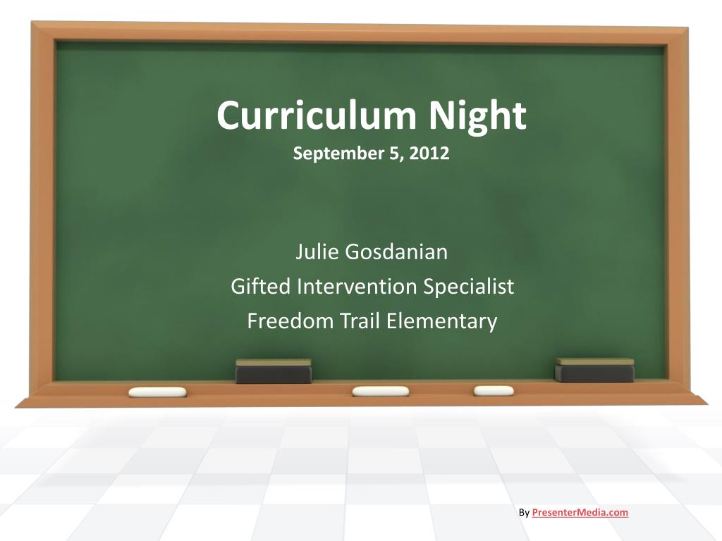 PPT - Curriculum Night September 5, 2012 PowerPoint Presentation, free ...