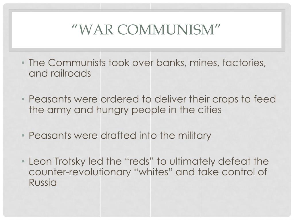 PPT - Revolution and Civil War in Russia PowerPoint Presentation, free ...