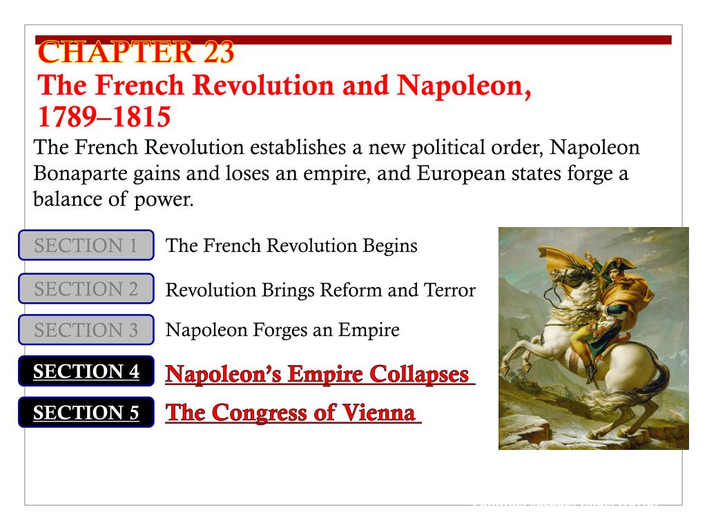 PPT - UNIT 7 Chapter 23 – The French Revolution & Napoleon PowerPoint ... PPT - UNIT 7 Chapter 23 – The French Revolution & Napoleon PowerPoint ...