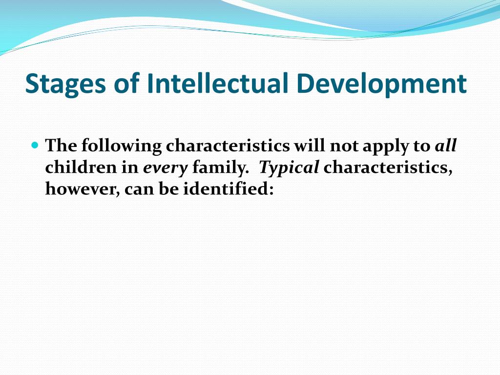 PPT - Stages of Intellectual Development PowerPoint Presentation, free ... PPT - Stages of Intellectual Development PowerPoint Presentation, free ...