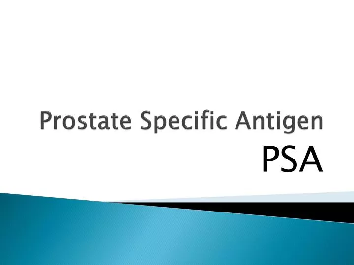Ppt Prostate Specific Antigen Powerpoint Presentation Free Download 8799