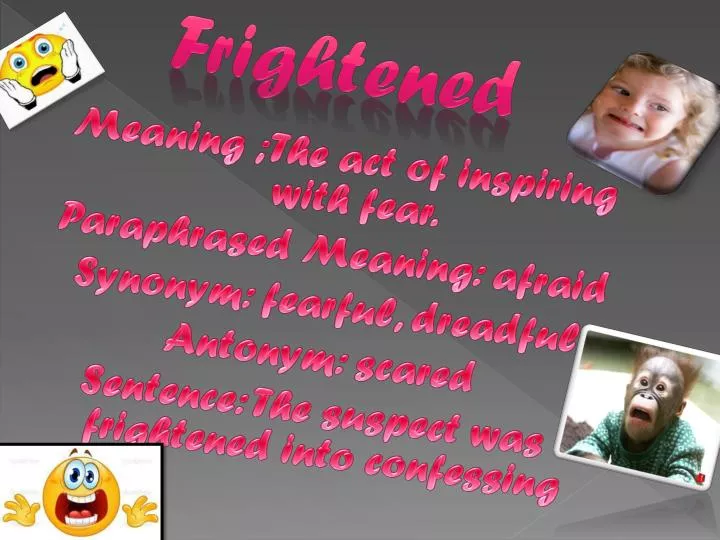 PPT - Frightened PowerPoint Presentation, free download - ID:2207390