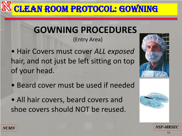 PPT - CLEAN ROOM OPERATING and safety TRAINING PowerPoint Presentation ...