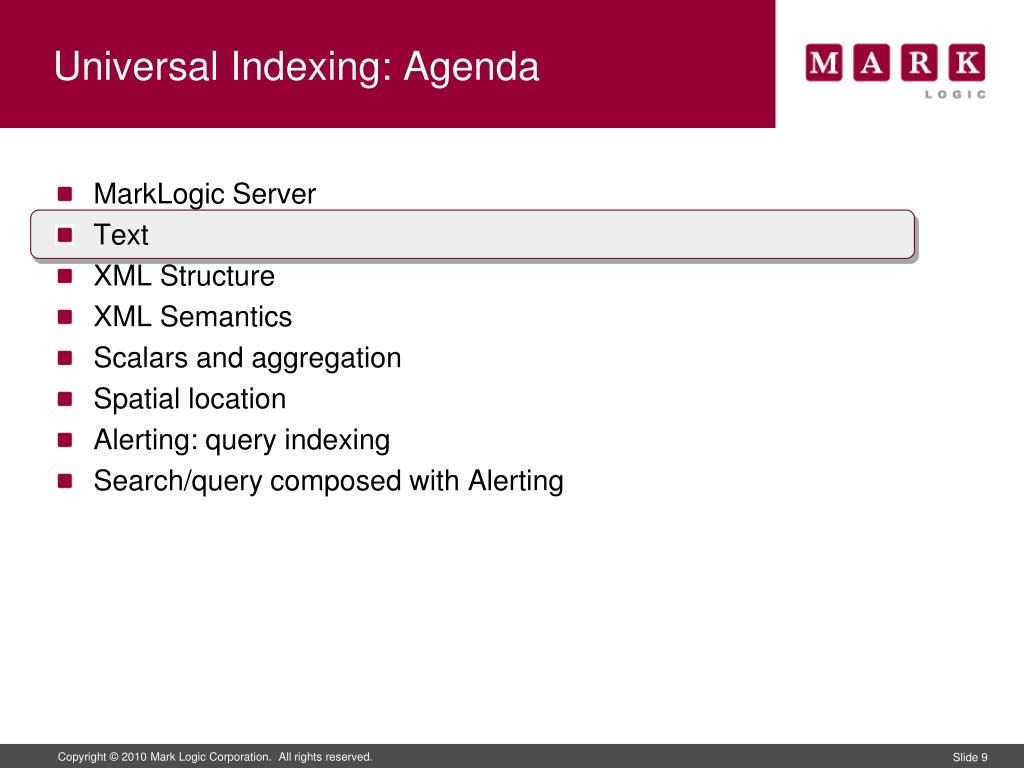 Ppt Universal Composable Indexing Queries Text Spatial Data Xml Structure And Xml