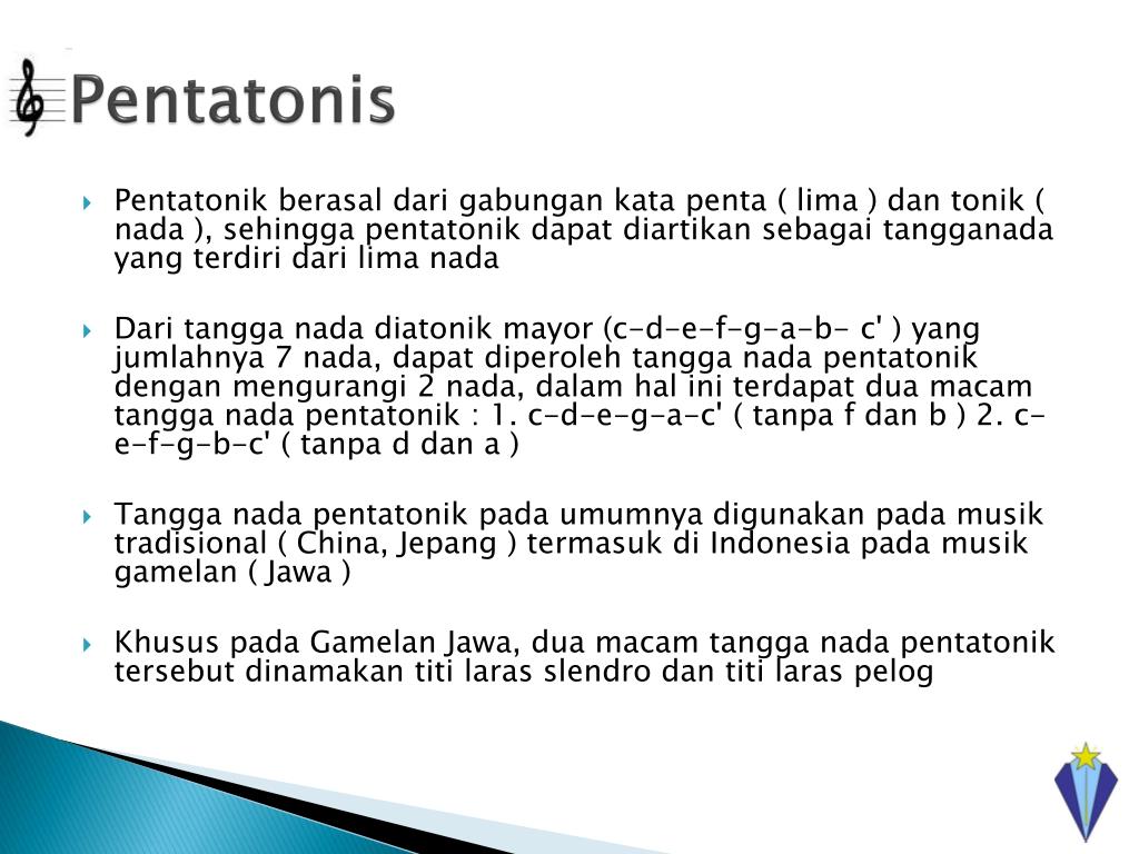 PPT - TANGGA NADA DIATONIS & PENTATONIS PowerPoint Presentation - ID ... PPT - TANGGA NADA DIATONIS & PENTATONIS PowerPoint Presentation - ID ...
