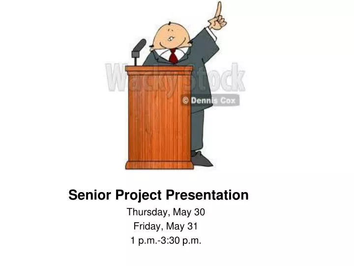 PPT - Senior Project Presentation PowerPoint Presentation, free ...