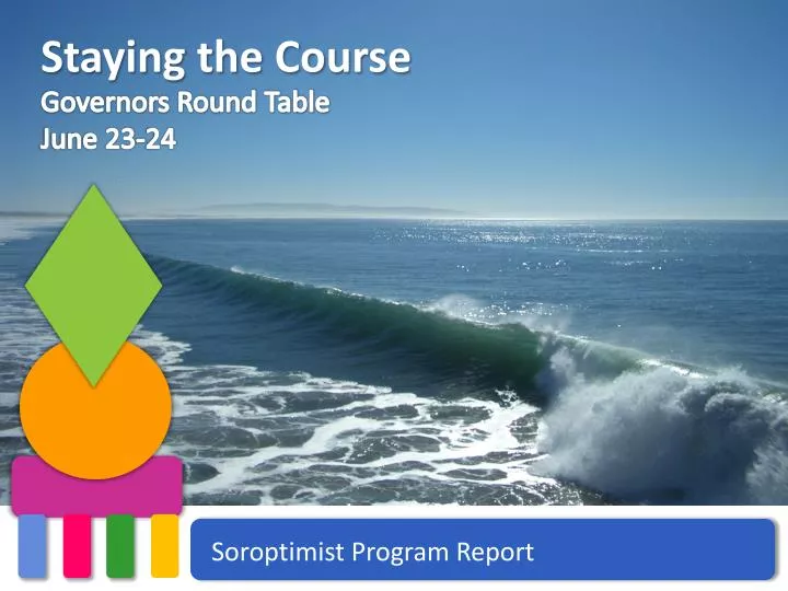 PPT - Staying the Course PowerPoint Presentation, free download - ID ...