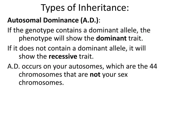 PPT - Types of Inheritance: PowerPoint Presentation, free download - ID ...