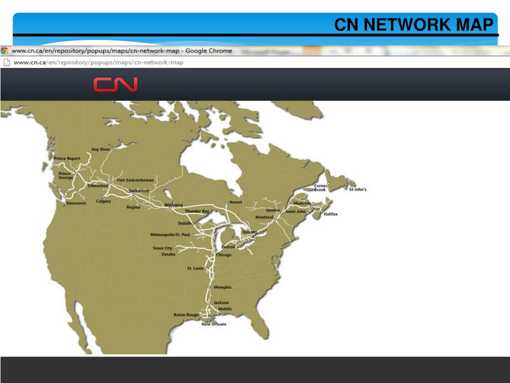 PPT - Ontario International Transport and logistics Chapter 7: Rail and ...