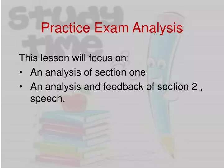 PPT - Practice Exam Analysis PowerPoint Presentation, free download ...