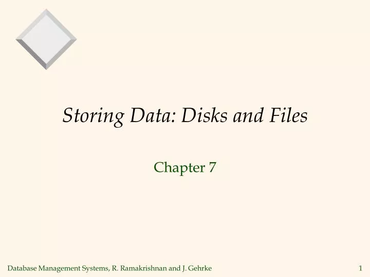 PPT - Storing Data: Disks and Files PowerPoint Presentation, free download - ID:2209244