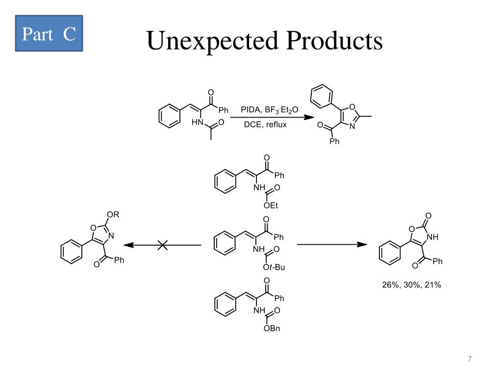 PPT - PIDA-Mediated Oxidative C-O Bond Formation: Novel Synthesis of ...