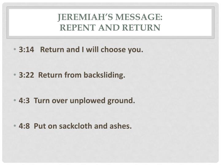 PPT - Jeremiah PowerPoint Presentation - ID:2209694