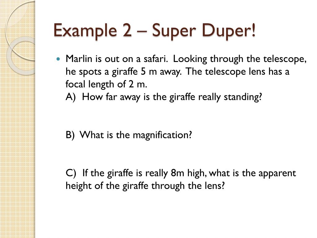 PPT - Pre-AP Physics Thin Lens Equation & Magnification PowerPoint ... PPT - Pre-AP Physics Thin Lens Equation & Magnification PowerPoint ...