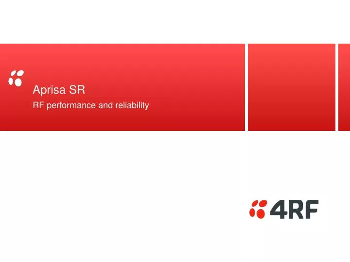 PPT - Aprisa SR PowerPoint Presentation, free download - ID:2210091