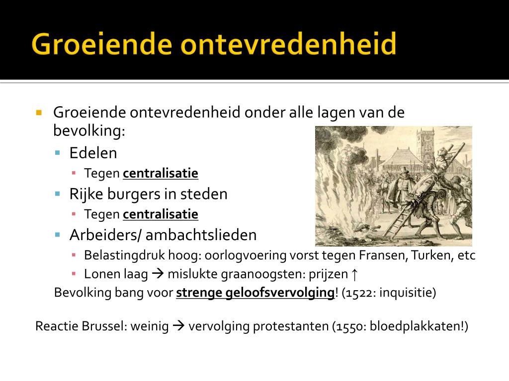 PPT - DE NEDERLANDSE OPSTAND / de 80-jarige oorlog: 1568-1648 ...