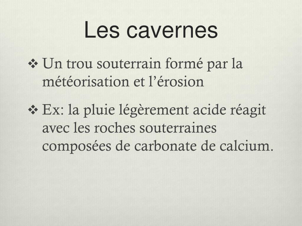 PPT - Le rôle de l’eau dans le façonnement de la surface terrestre ...