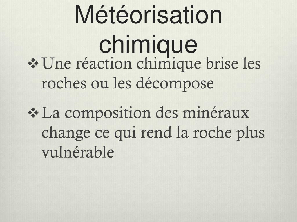 PPT - Le rôle de l’eau dans le façonnement de la surface terrestre ...