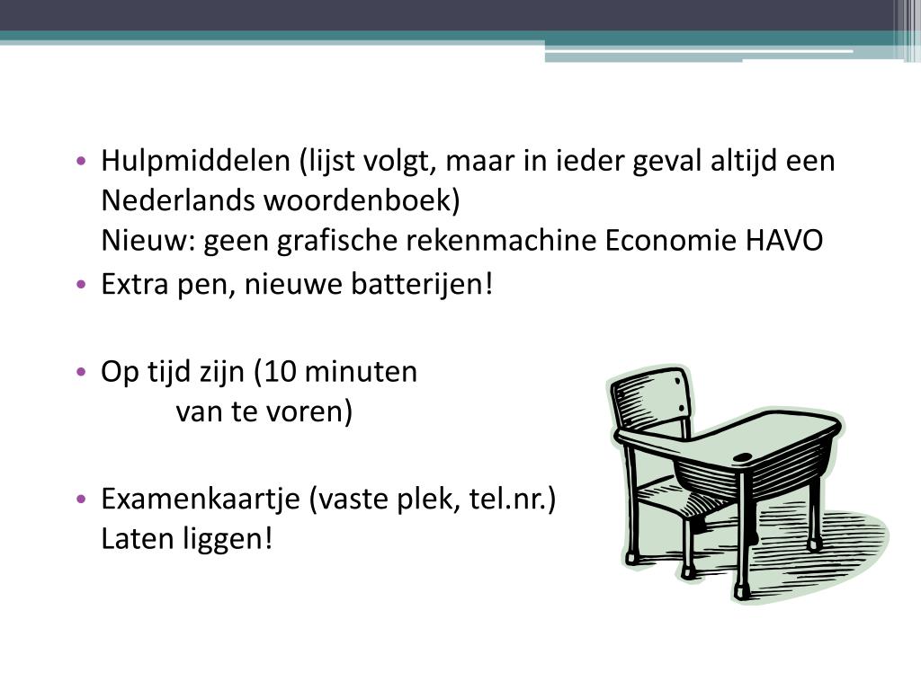 PPT - Centraal Examen op ‘t Aletta 2013 HAVO 5 & Vwo 6 PowerPoint ...