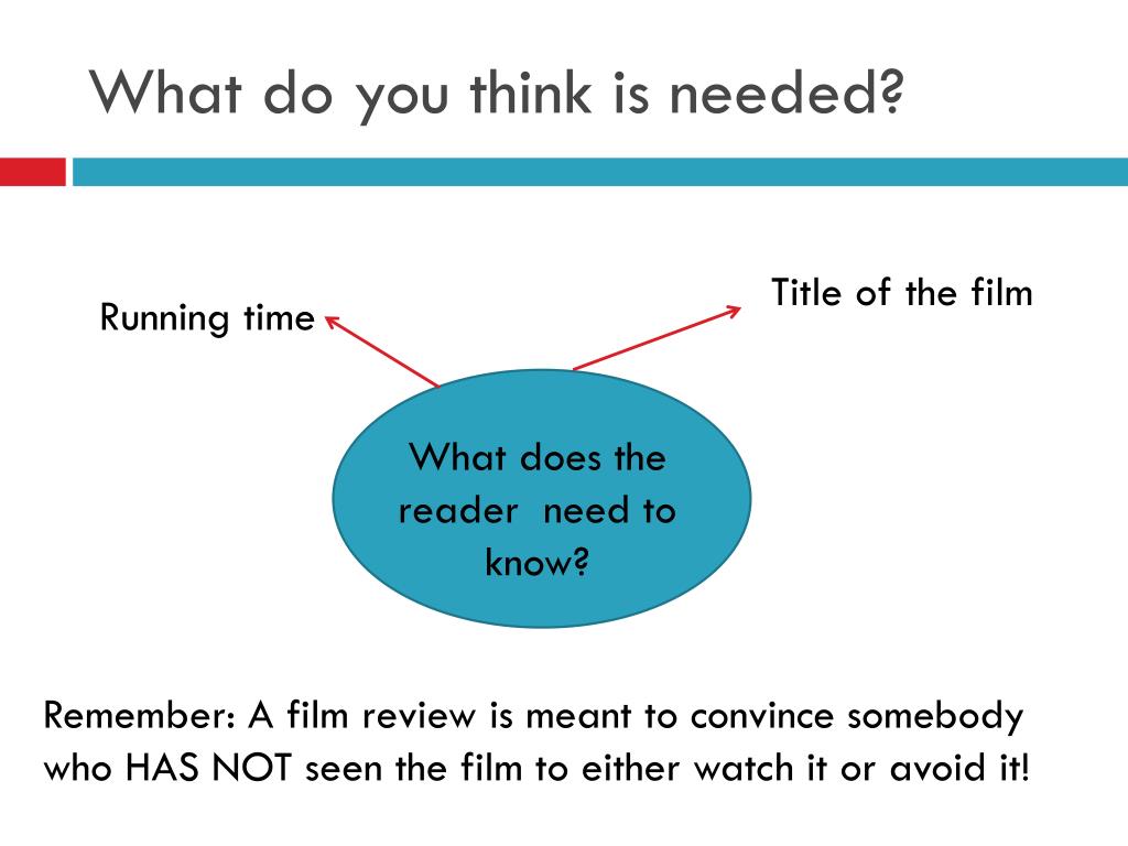 PPT - Title: What’s in a Film Review? PowerPoint Presentation, free ...