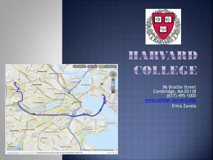 PPT - Harvard College PowerPoint Presentation, free download - ID:2212938