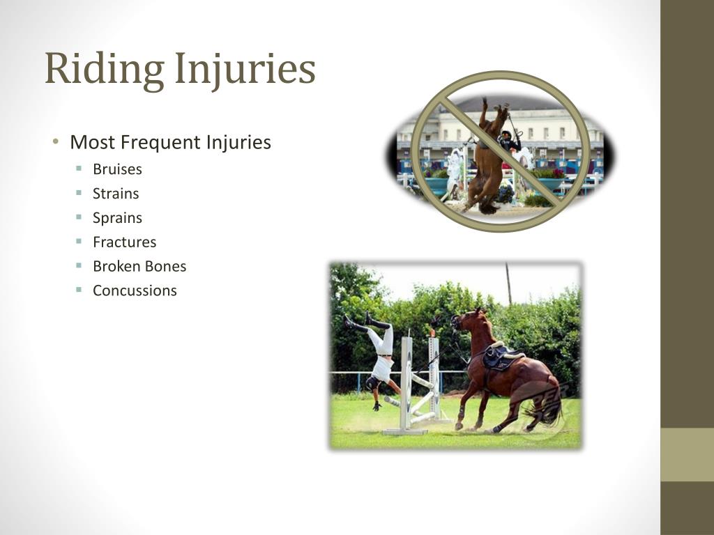 PPT - The Downfalls of riding & Injury Rehabilitation PowerPoint ...