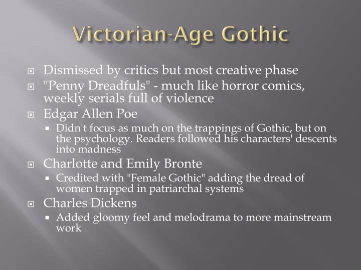 PPT - Gothic Literature PowerPoint Presentation - ID:2213267