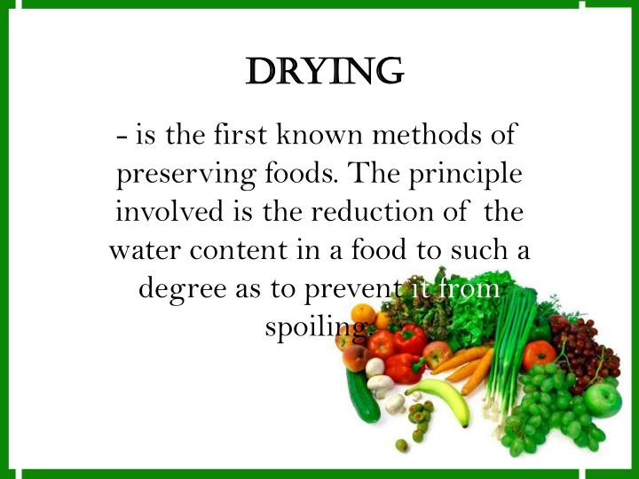 Ppt Food Preservation Powerpoint Presentation Id2213554
