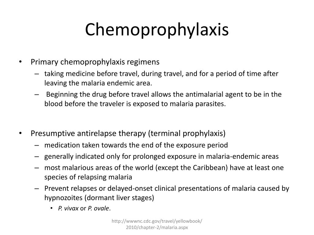 PPT - Recommendations for Prevention of Malaria PowerPoint Presentation ...