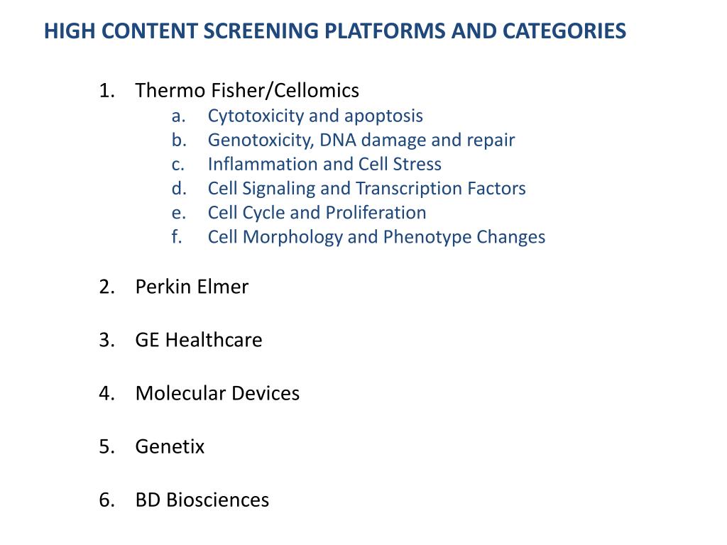 PPT - High content screening workflow PowerPoint Presentation, free ... PPT - High content screening workflow PowerPoint Presentation, free ...