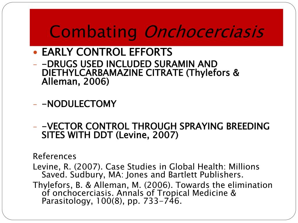 PPT - ONCHOCERCIASIS: THE PUBLIC HEALTH IMPACT IN AFRICA PowerPoint ...