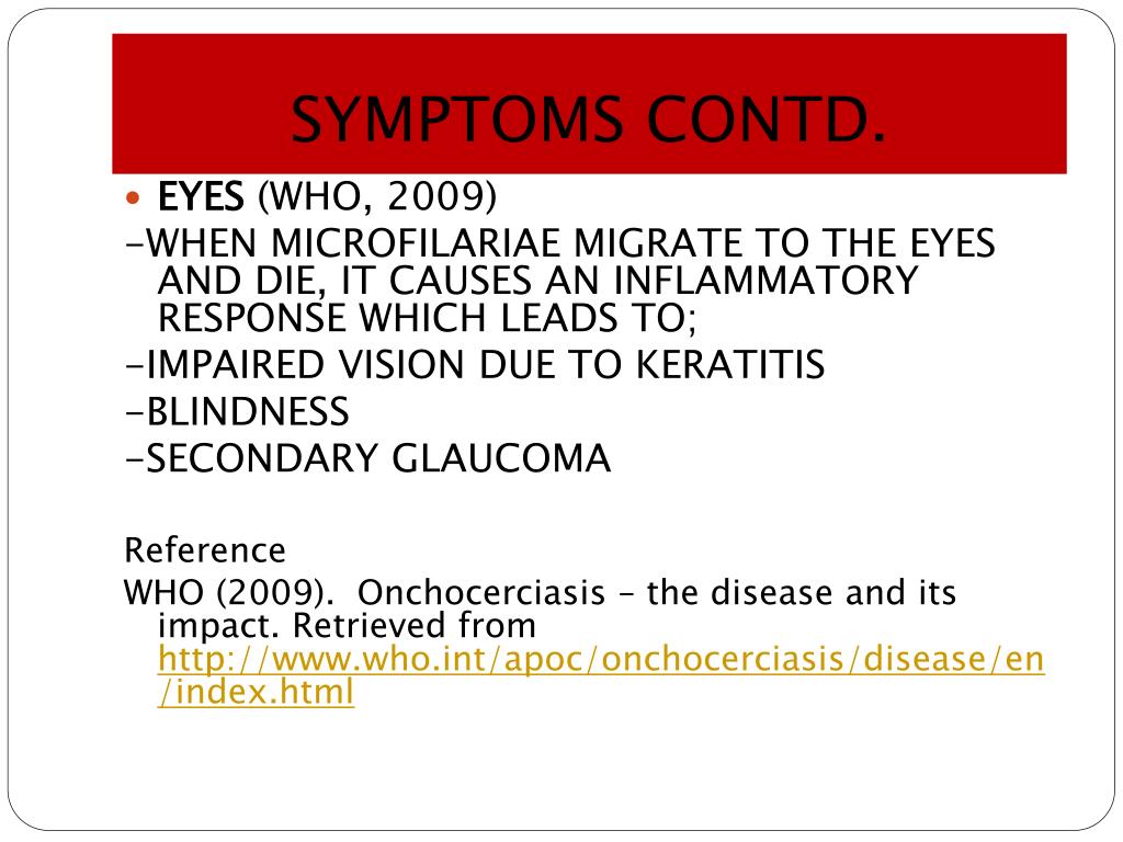 PPT - ONCHOCERCIASIS: THE PUBLIC HEALTH IMPACT IN AFRICA PowerPoint ...