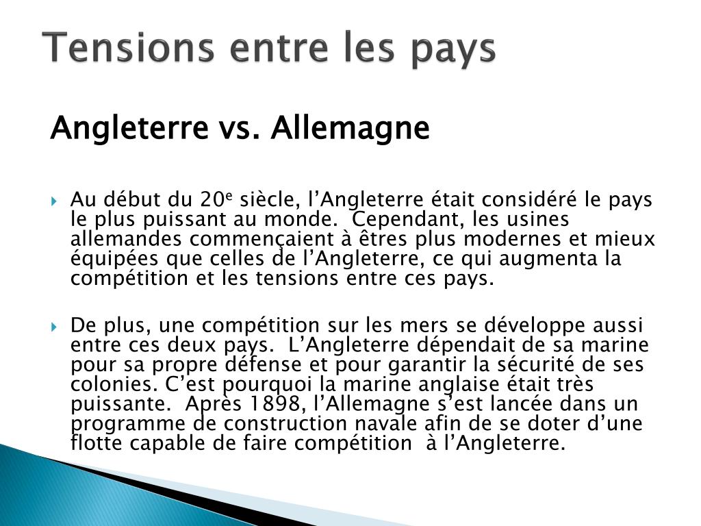 PPT - Causes de la Première Guerre mondiale PowerPoint Presentation ...